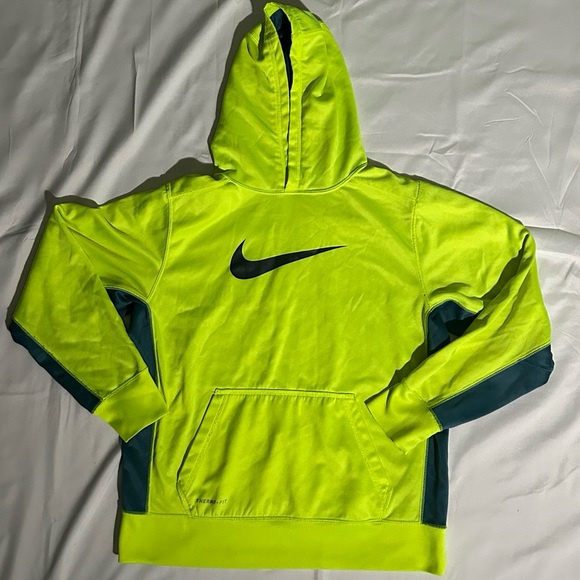 Nike | Shirts & Tops | Neon Yellow Nike Sweatshirt Kids | Poshmark